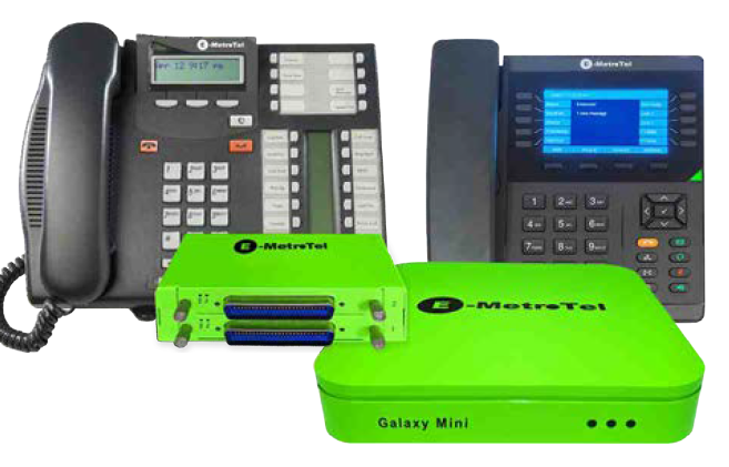 E-metrotel SIP PBX 32 postes de base à 96 postes, 8 postes analogique